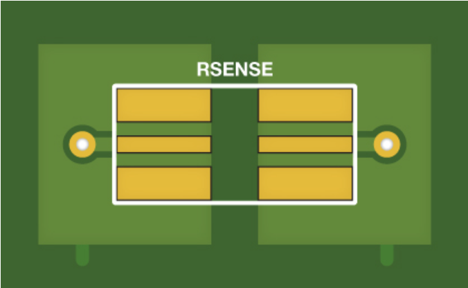 Improve the resistor pad layout to optimize current sensing accuracy ...